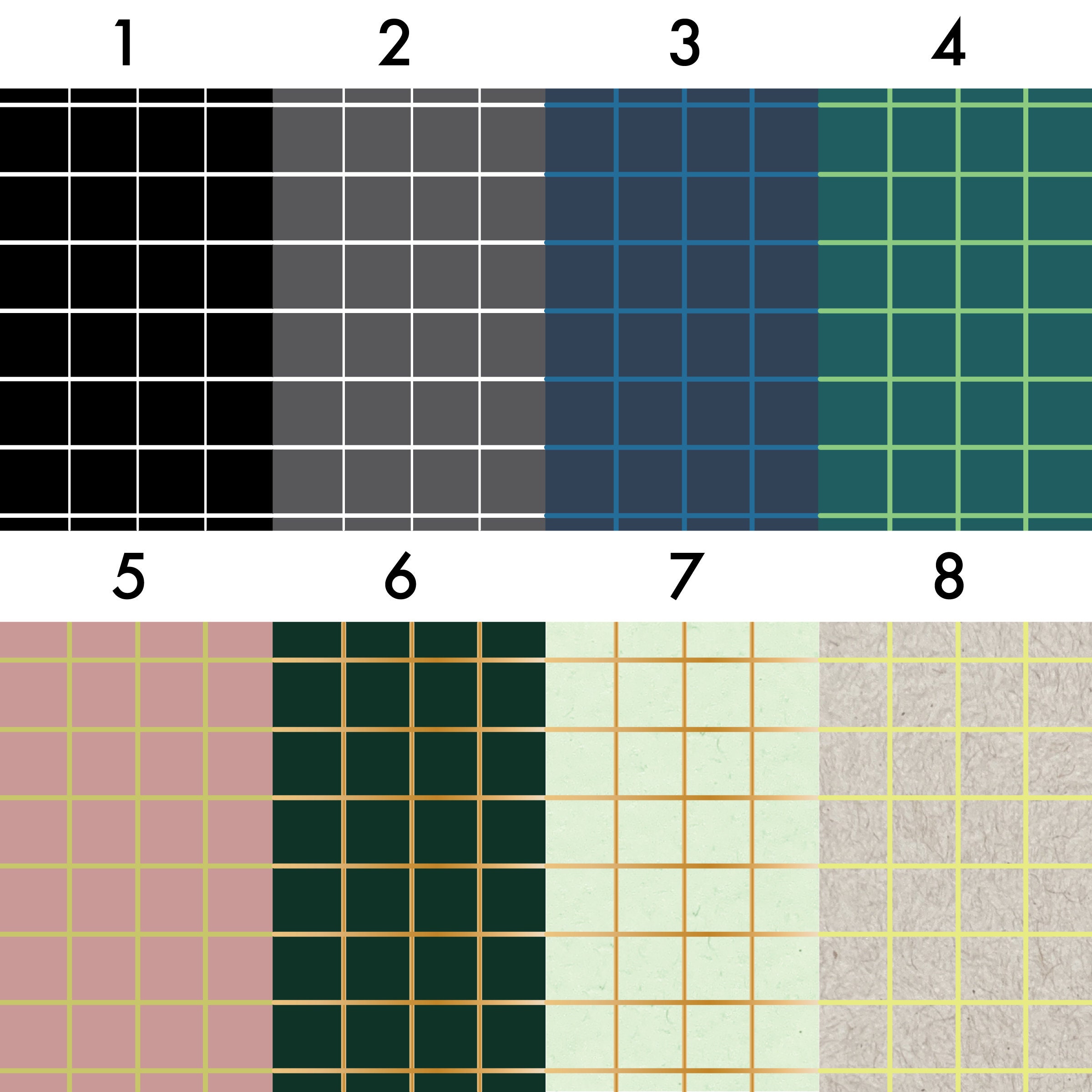 Agenda SMALL SQUARES Planner 52 Weeks | Etsy