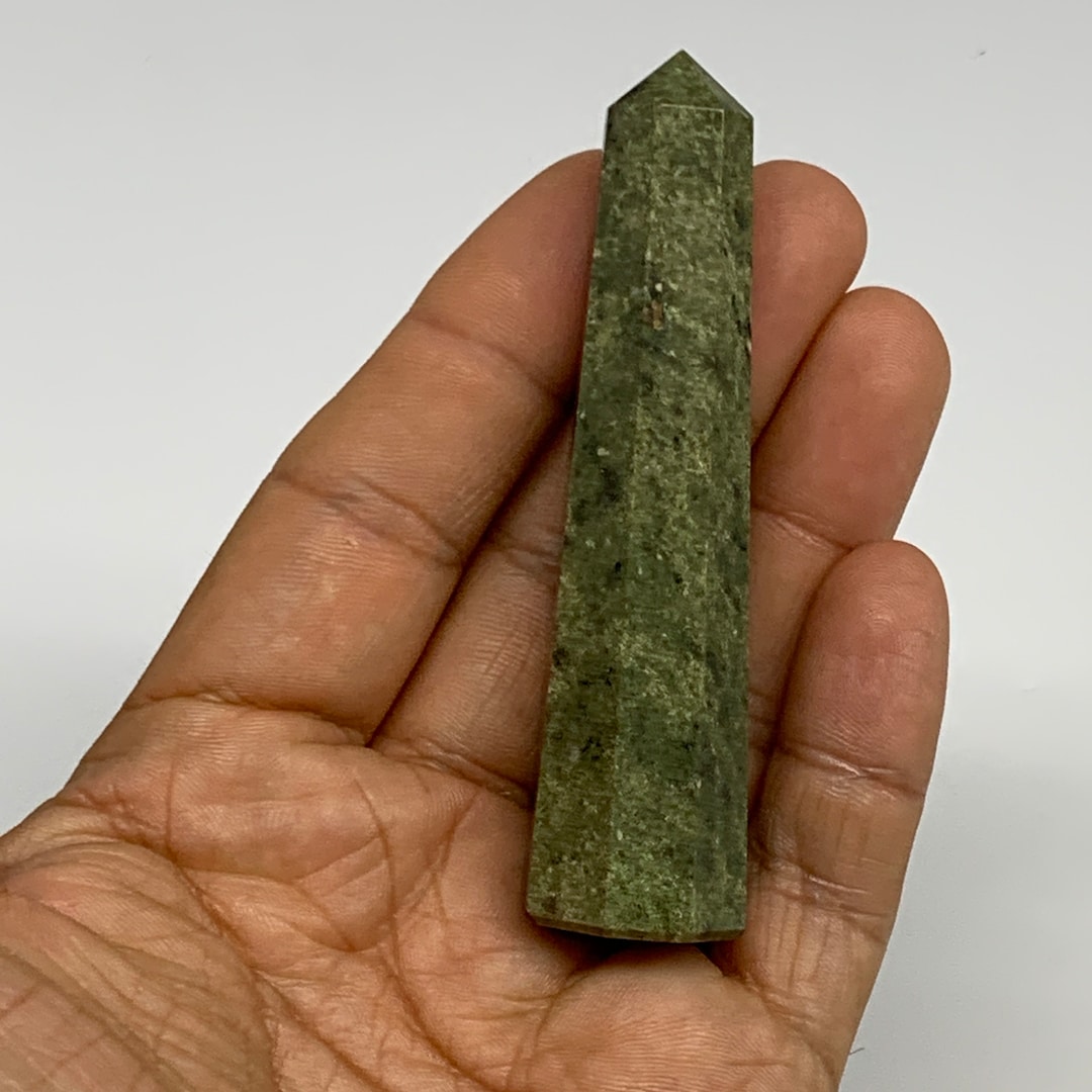 52.6 Grams, 3.1" X0.8", Natural Vasonite Tower Polished Crystal, Home ...