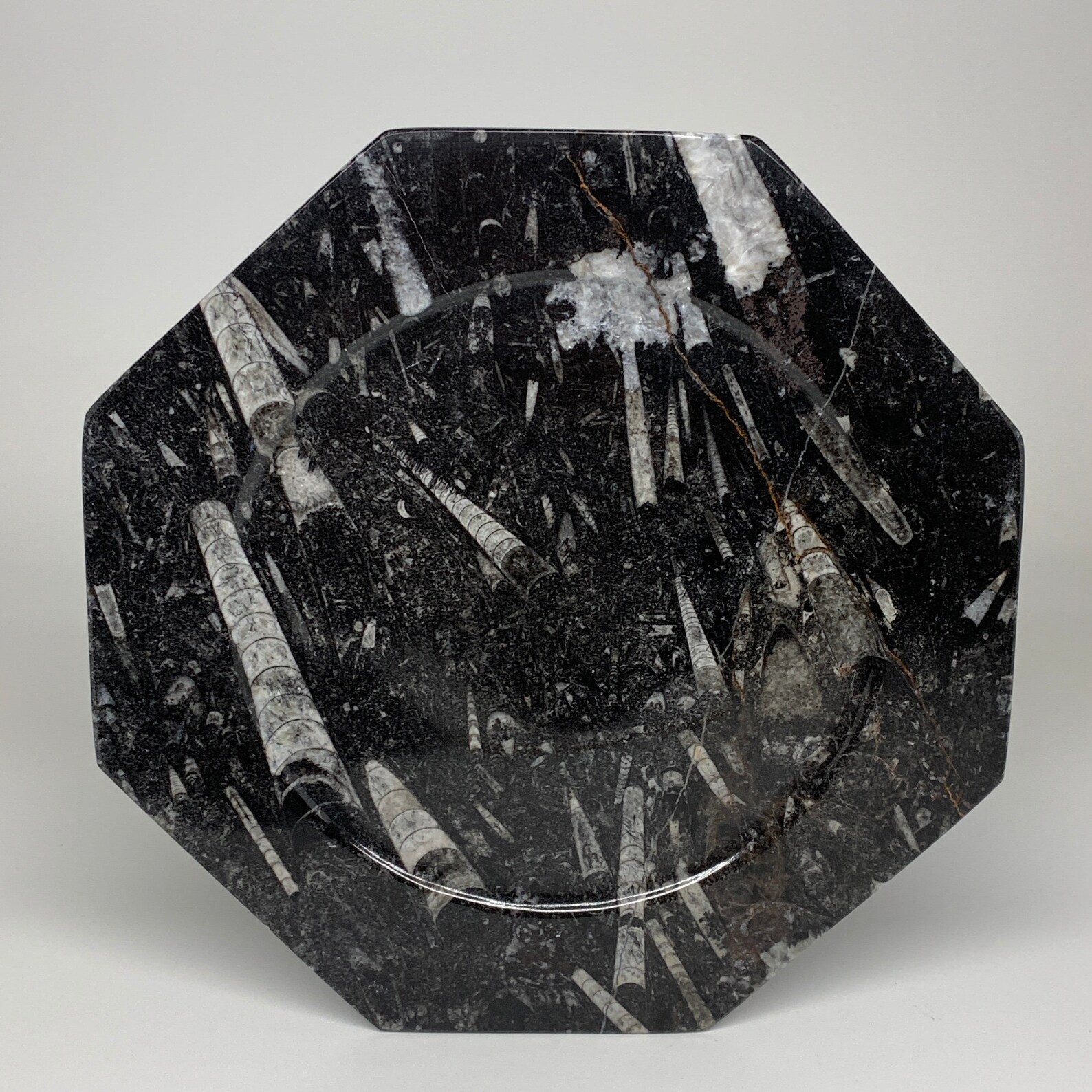 2 Pieces Set 12 Large Well Polished Octagon Shape Black - Etsy