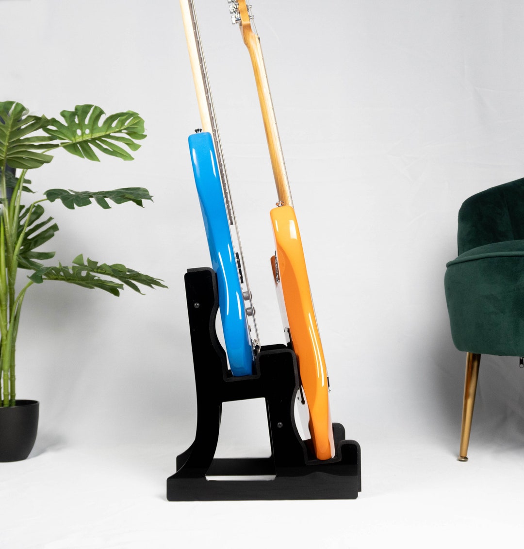 Double Decker Musical Instrument Guitar Stand, Customisable for Guitars ...