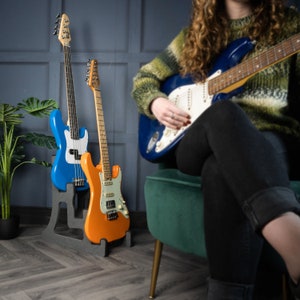 Triple Decker Musical Instrument Stand, Customisable for Guitar and ...