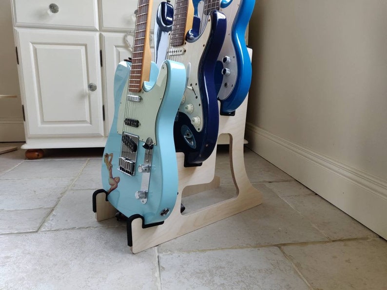Triple/three Guitars Instrument Stand Customisable for Guitar | Etsy