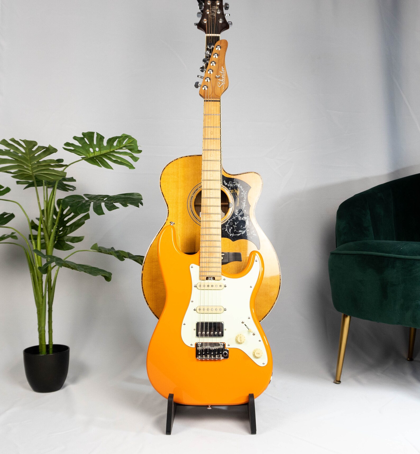 Custom Double Decker Guitar Stand – Charcoal Black Rack for Acoustic ...