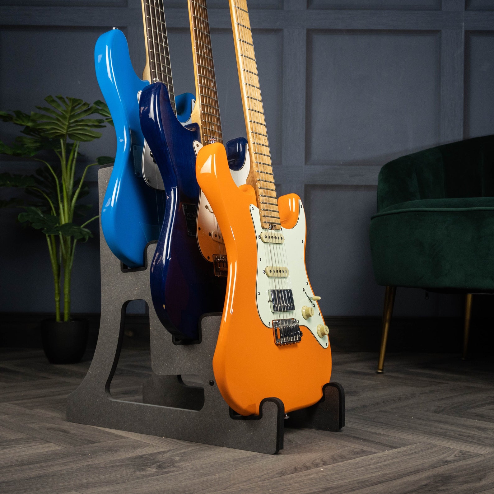 Triple Decker Musical Instrument Stand, Customisable for Guitar and ...