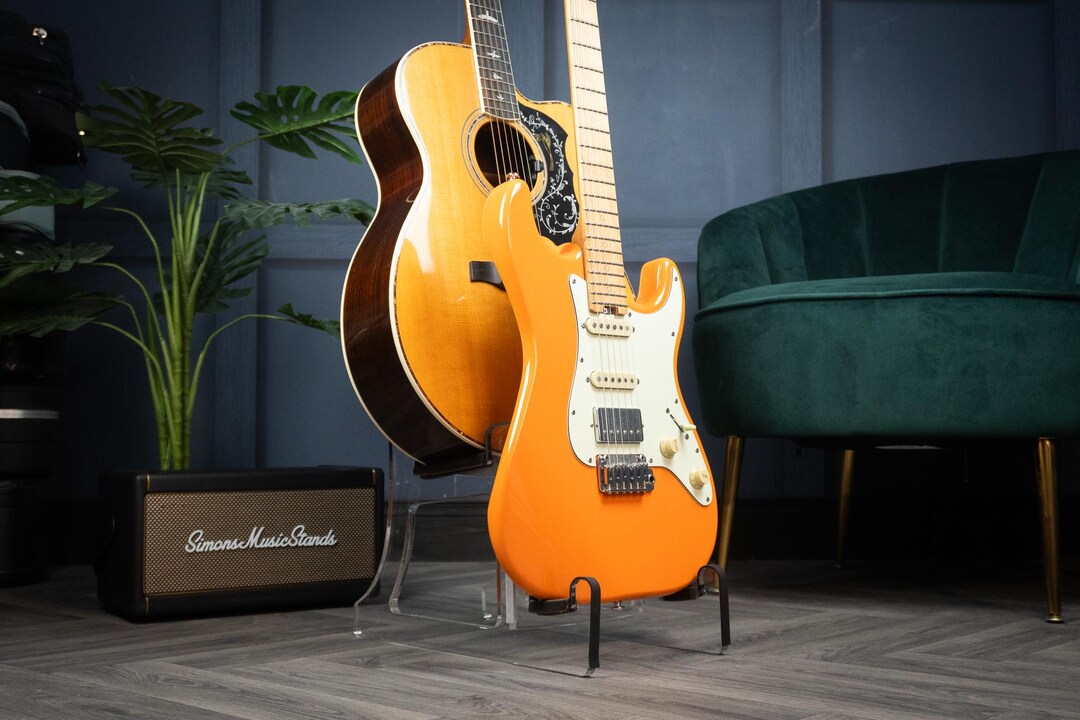 Clear Double Deck Guitar Stand - Bulletproof Polymer Glass, 2/two ...