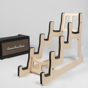 Custom Quad Guitar Stand – Wooden Rack for 4 Guitars | Electric ...