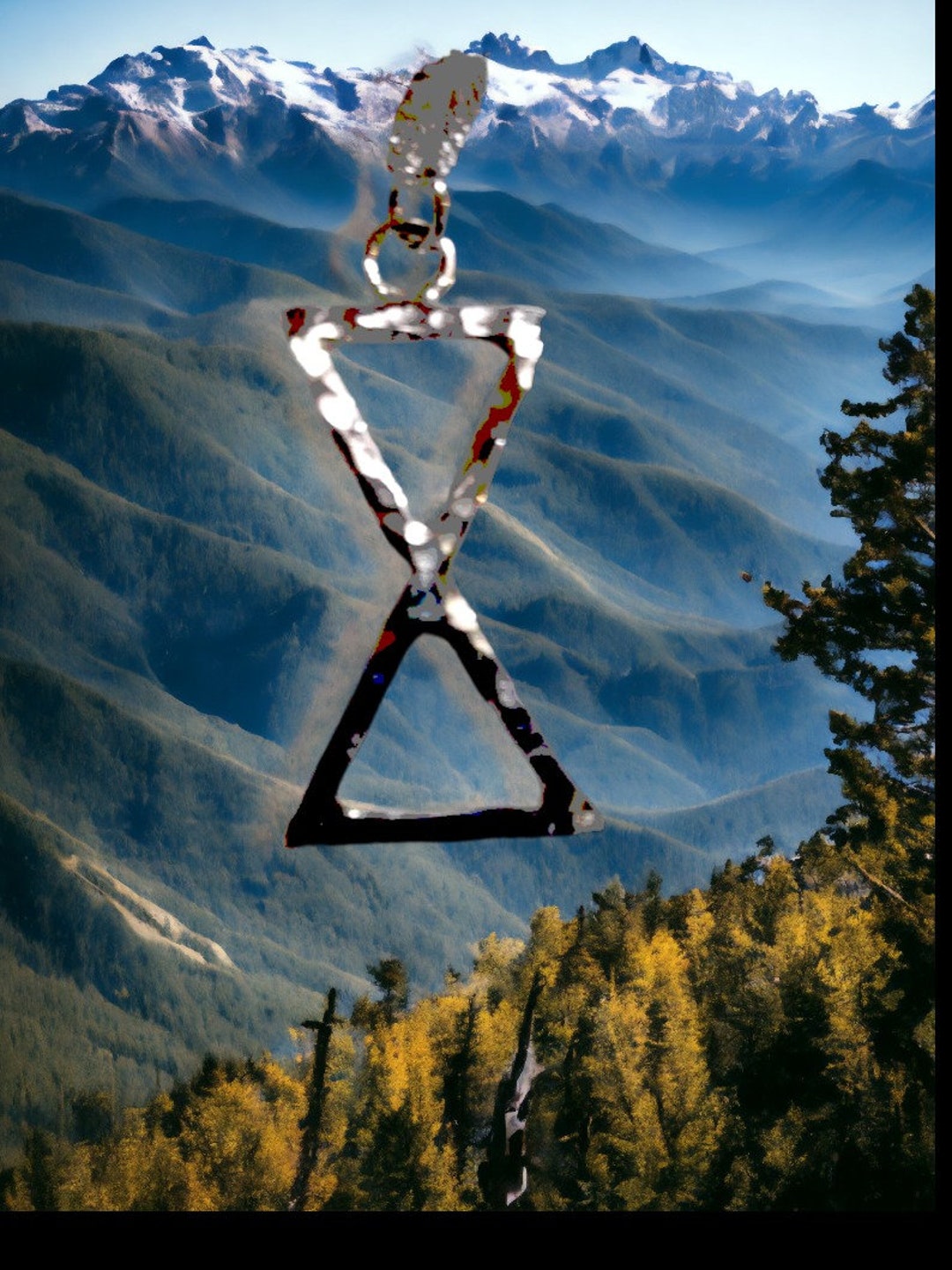 Lakota Religious Symbol Pendant in Sterling Silver on a - Etsy