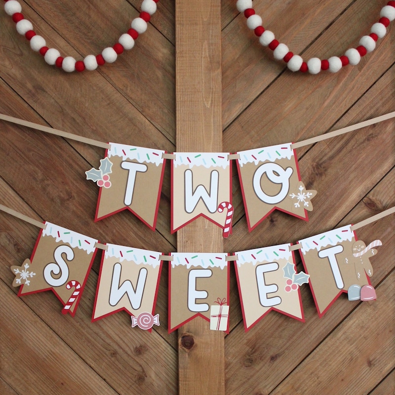 Two Sweet Banner - Etsy