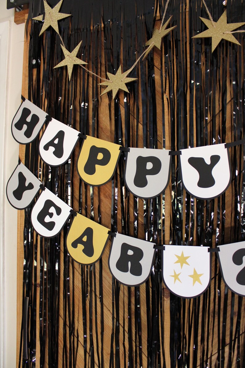 Happy New Year 2026 Banner, Disco Ball, Groovy New Years, New Year's ...