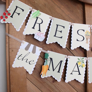 Fresh off the Market Banner: Farmer's Market Bridal Shower Decor - Etsy
