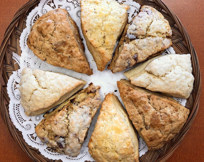 Scones Rich and Indulgent Cinnamon Raisin Scones 6 Scones per Order - Etsy
