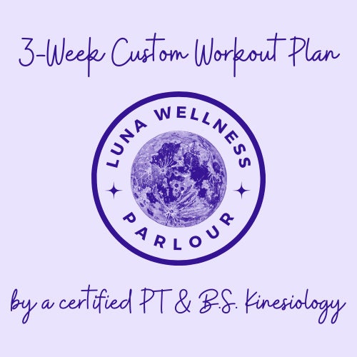 CUSTOM 3-week Workout Plan - Etsy