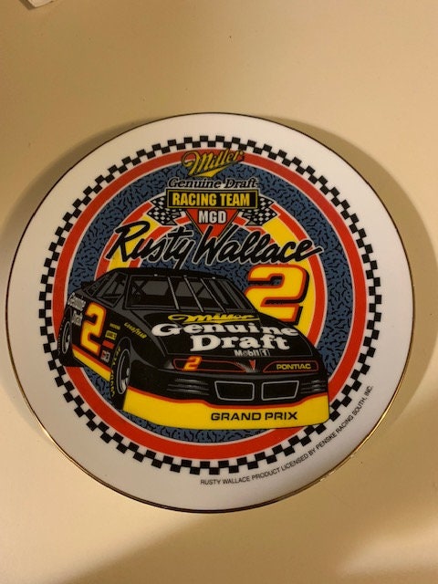 Rusty Wallace Commemorative Motor Sports Plate Series Collectors Item ...