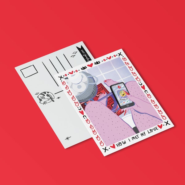 Couple Postcard - Etsy