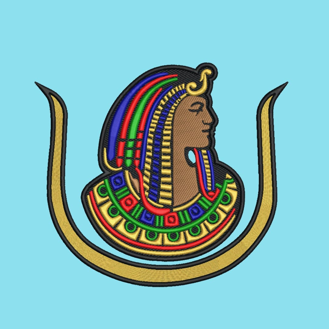 Egyptian Goddess Isis Embroidery Design, Freemasonry DOI, Shriners ...