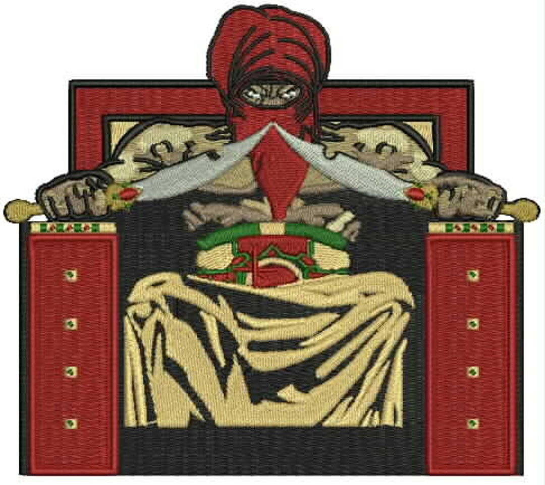 Pharaoh Masonic Embroidery Design: Ancient Egypt King, Shriner ...