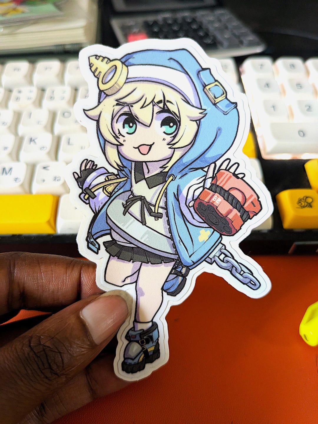 Chibi Bridget Sticker – Guilty Gear Strive Vinyl Decal, Waterproof ...
