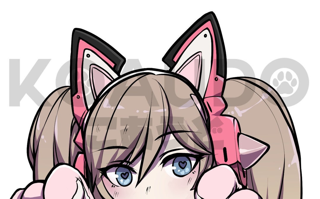 Tekken Lucky Chole Peeker Sticker Waterproof Vinyl - Etsy