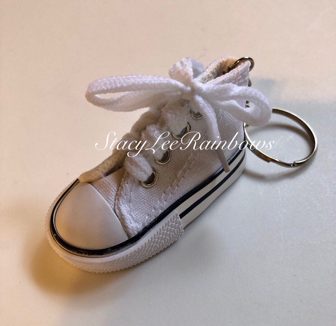 Converse Looking Type High-top Canvas Sneaker/shoe Keychain High Top ...
