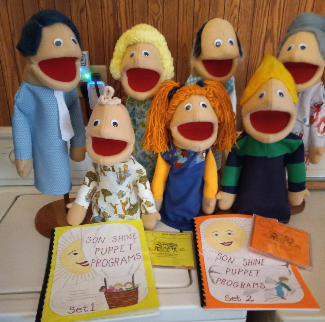 7 Modern Little People Puppets & 12 Programs - Etsy
