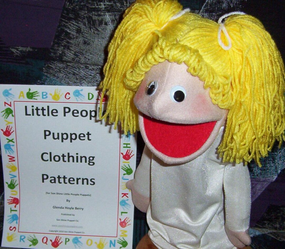 Little People Puppet With Puppet Clothing Pattern Booklet - Etsy