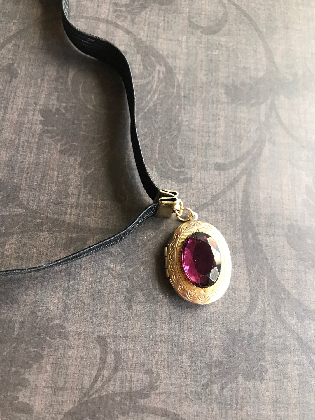 Jewelry Bookmark, Elastic Bookmark, Book Band, Locket Charm, Birthday ...