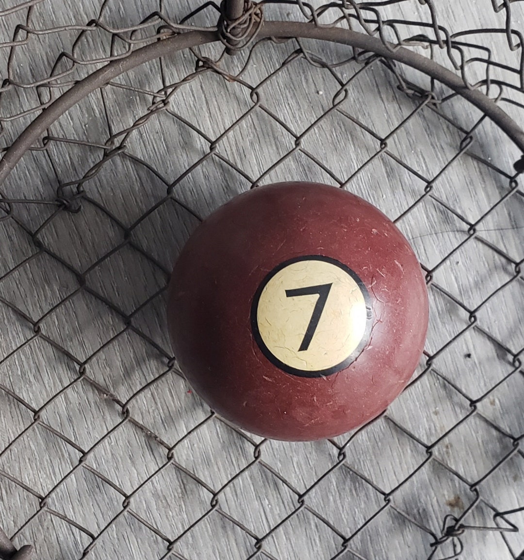 Antique Early 1900's Clay Billiard Ball 7 - Etsy