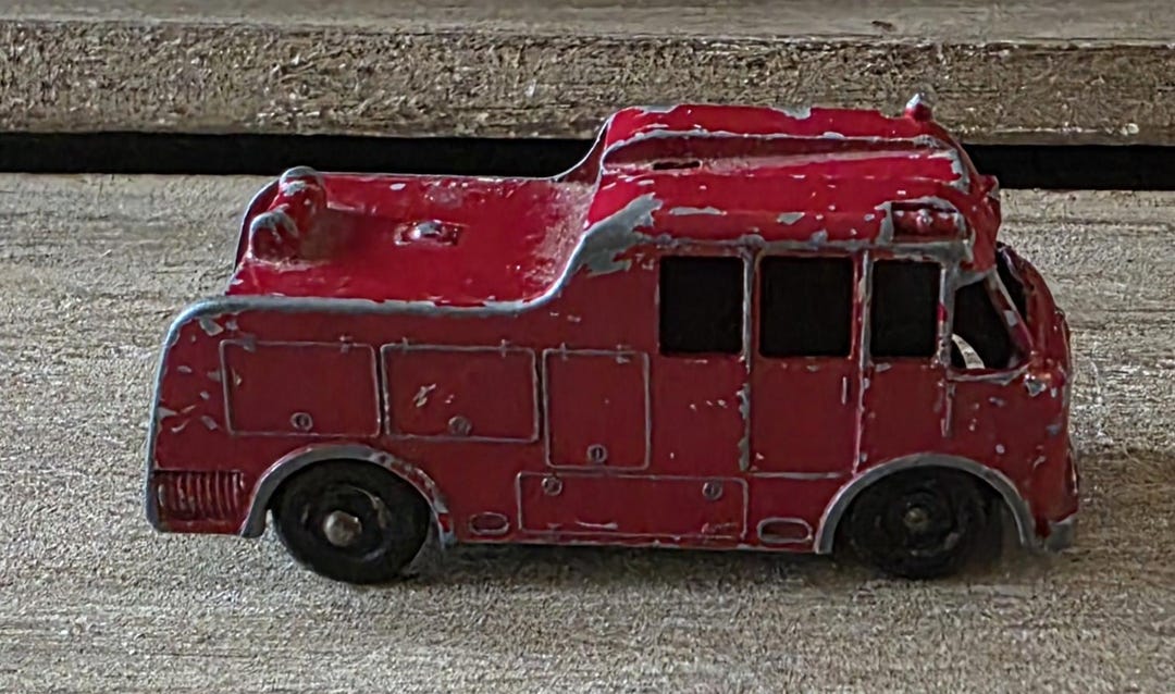Vintage Lesney 1960's Matchbox Fire Truck No. 9 Die Cast Miniature Made ...