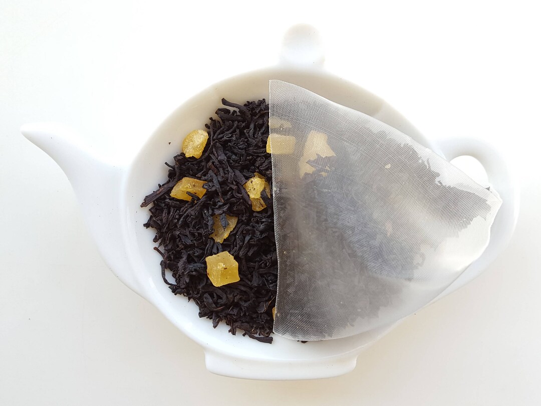 Pomegranate Black Tea in Pyramid Sachets (2 Tins) - Etsy