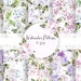 Watercolor Paper Pack Wedding Patterns Scrapbook Floral Background ...