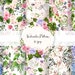 Watercolor Paper Pack Wedding Patterns Scrapbook Floral Background ...