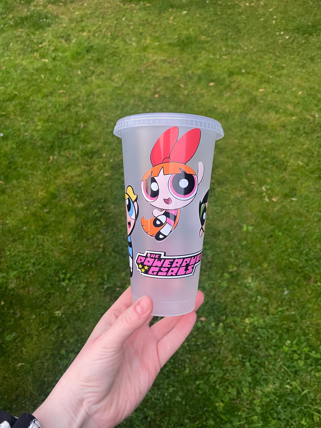 Powerpuff Girls Retro Cold Cup Tumbler 24oz (710ml) With Lid and Straw ...
