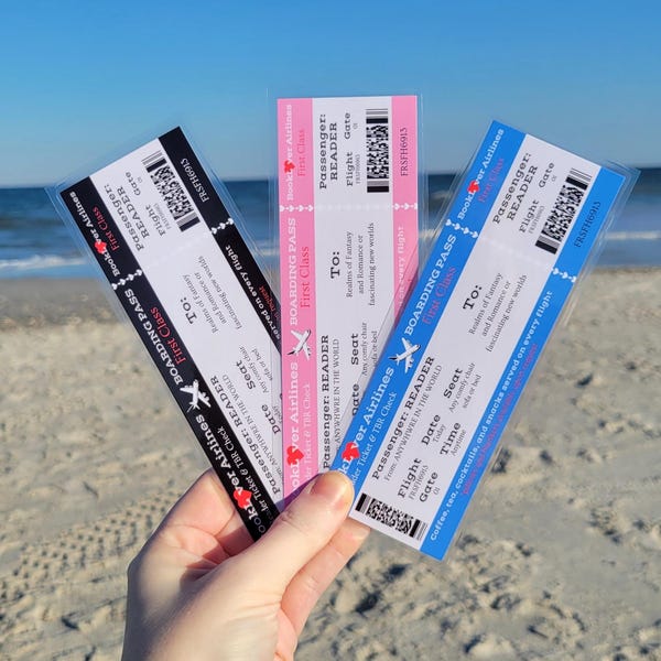 Booklover Ticket - Etsy