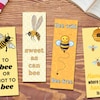 NEW Printable Bee Quote Bookmarks Cute Fun Kids Nature Insects Animals ...