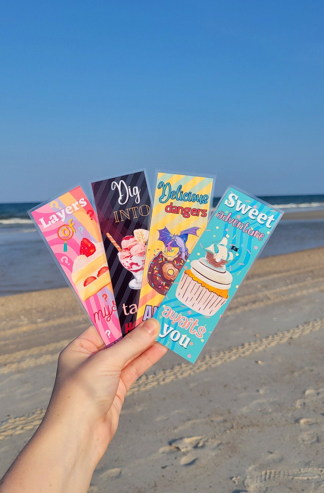 Genre Food Bookmark Set: Sweet Treat Booklover Gift - Etsy