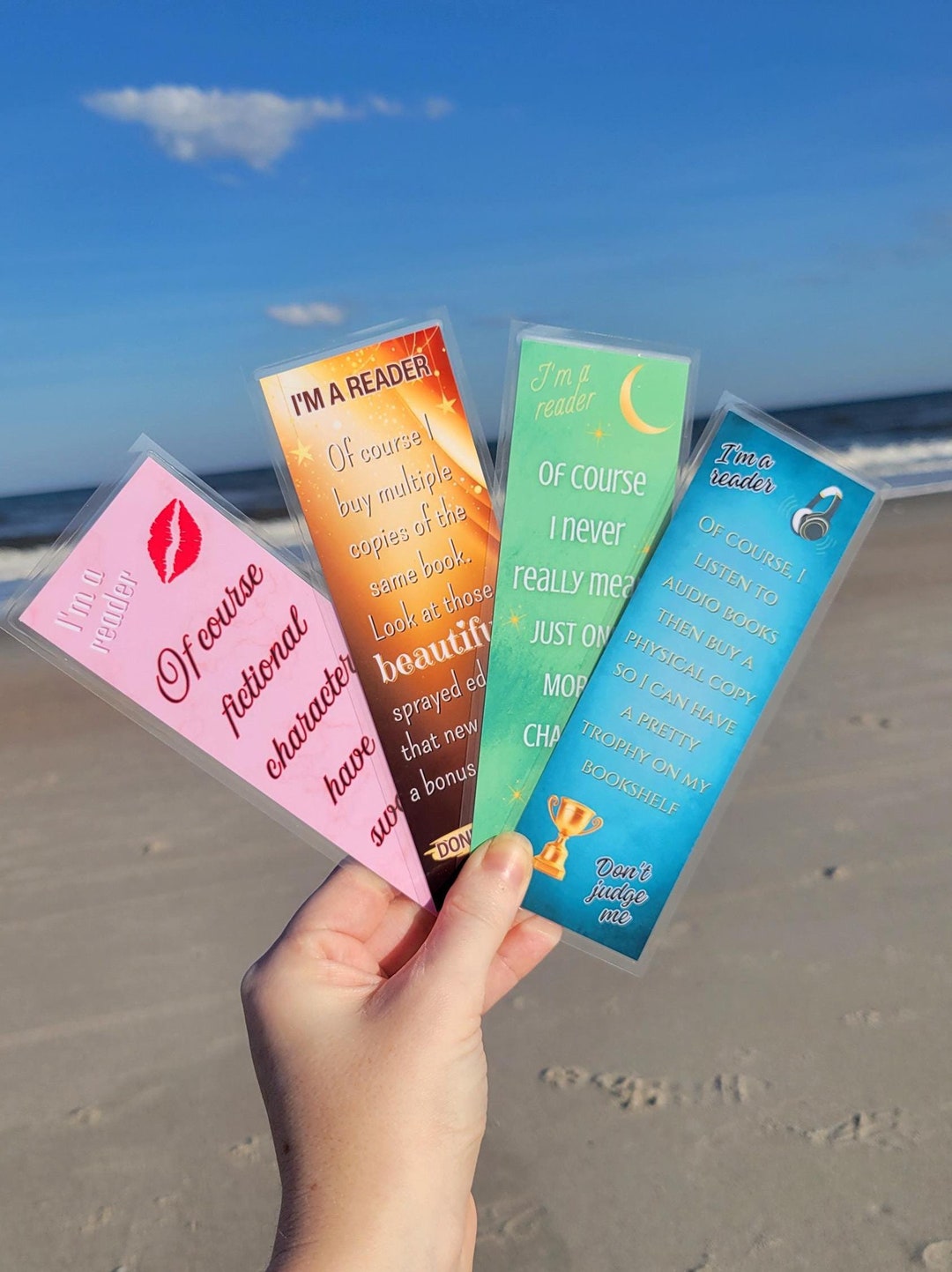 I'm a Reader Quote Bookmark Set Night Owl Romance Just One More Chapter ...
