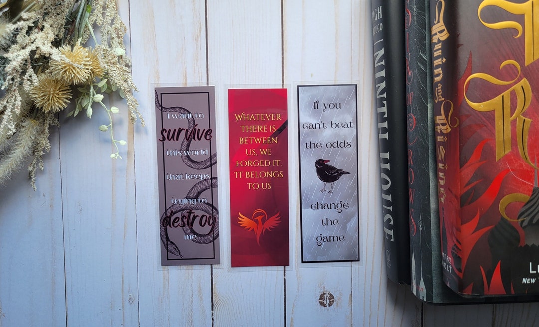 Leigh Bardugo Novel Quote Bookmarks Ninth House Ruin and Rising Six of ...