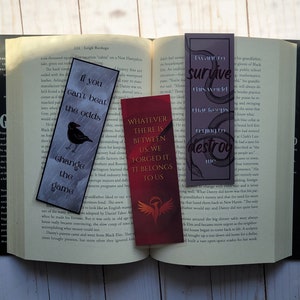 Leigh Bardugo Novel Quote Bookmarks • Ninth House • Ruin and Rising ...