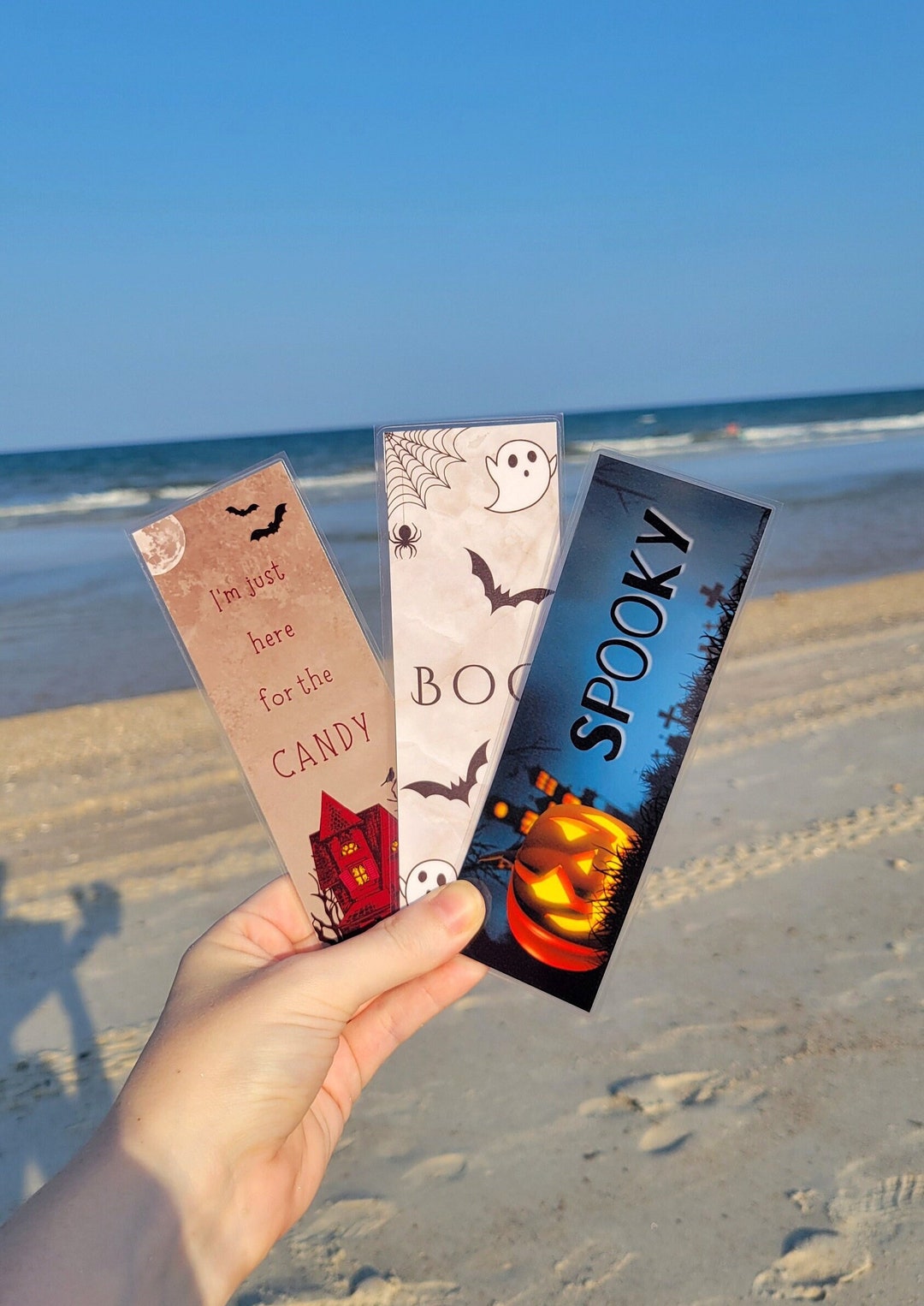 Halloween Bookmarks Fall Autumn Horror Scary Bookish Merch Graveyard ...