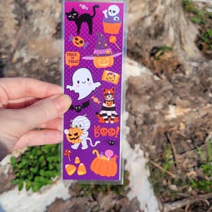 Spooky Halloween Bookmarks Bat Cat Scary Graveyard Fall Trick or Treat ...