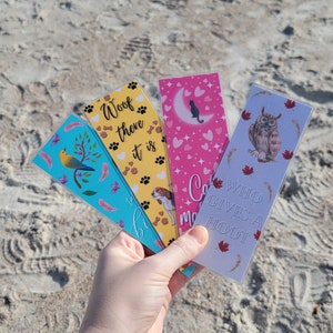 Animal Bookmarks Quotes Nature Funny Cute Cat Dog Spring Summer Pet ...