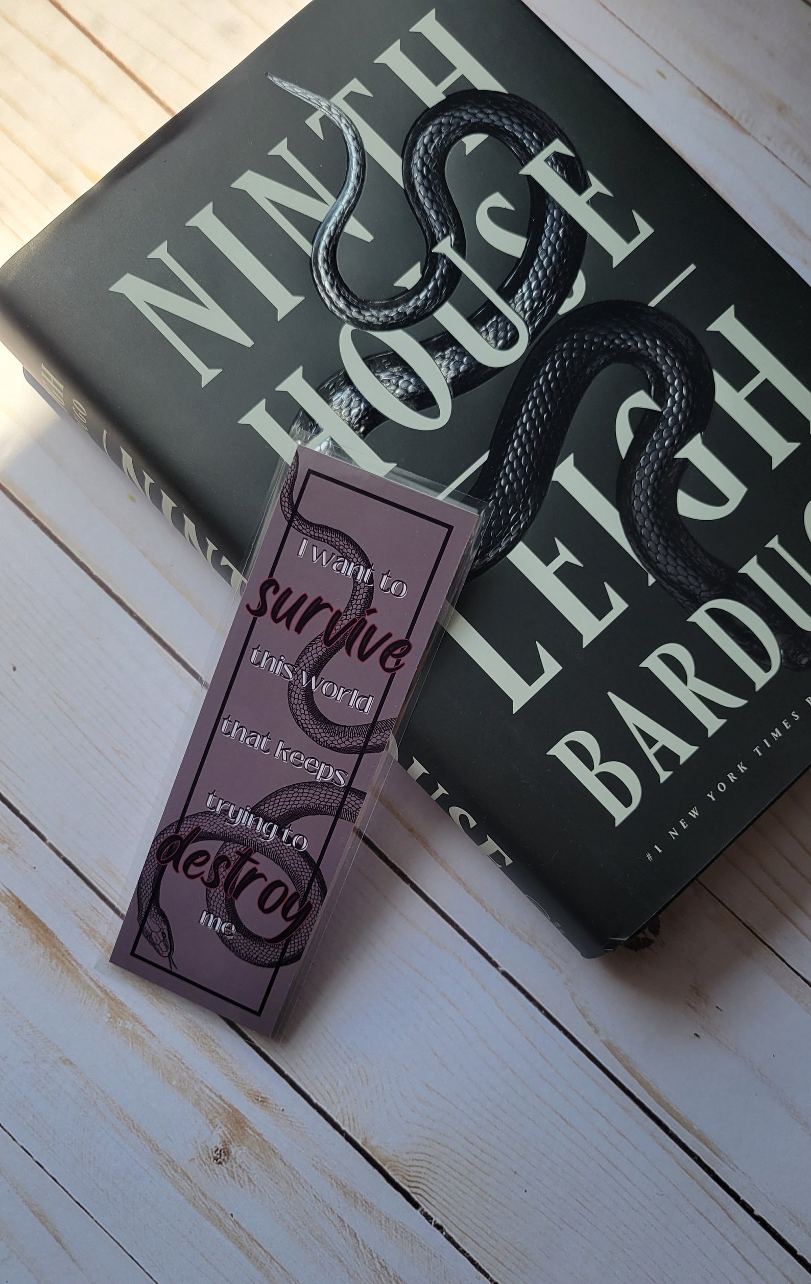 Leigh Bardugo Novel Quote Bookmark Ninth House Ruin and Rising Six of ...