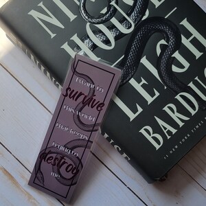 Leigh Bardugo Novel Quote Bookmarks • Ninth House • Ruin and Rising ...