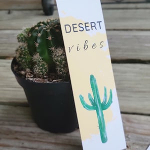 Cactus Bookmarks - Set of 4 - Printable - Summer- Gift - Readers ...