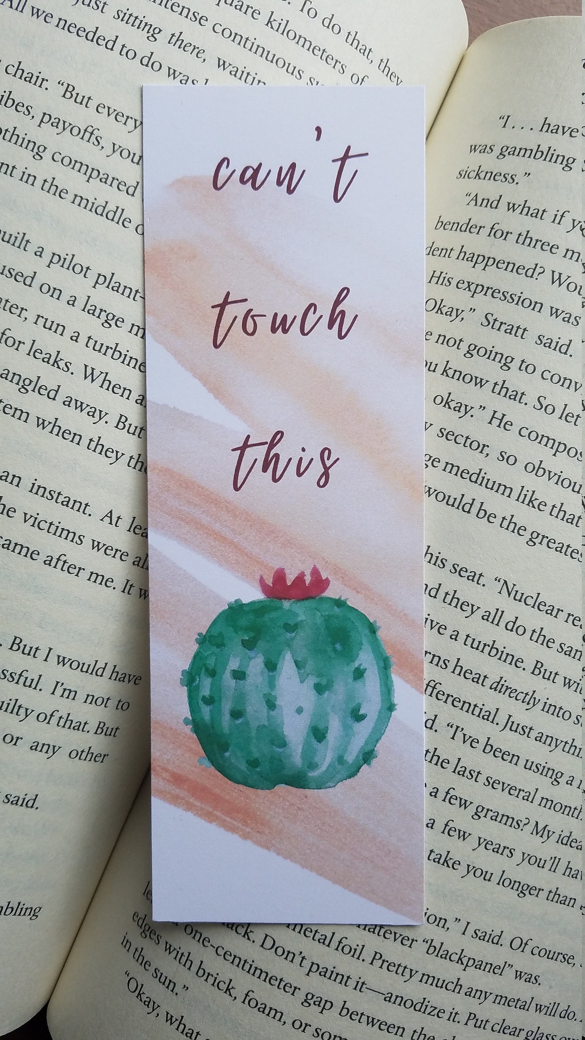 Cactus Bookmarks Set of 4 Printable Summer Gift - Etsy
