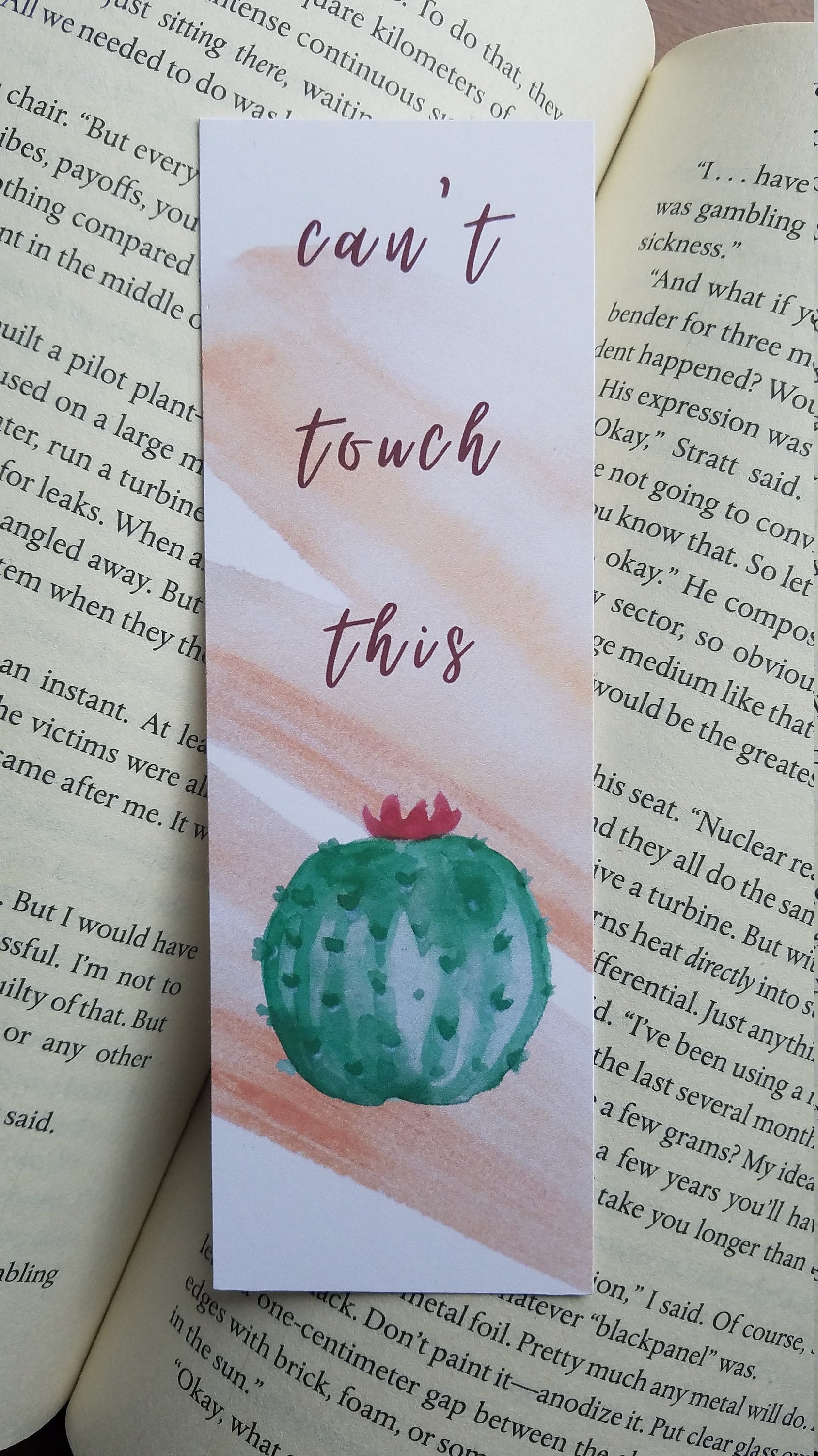 Cactus Bookmarks Set of 4 Printable Summer Gift | Etsy