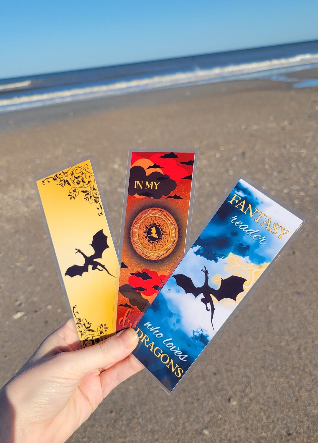 Dragon Bookmarks Onyx Storm in My Dragon Era Fantasy Reader Bookish ...