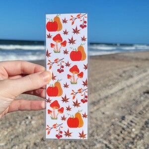 Laminated Fall Autumn Bookmarks Seasonal Leaves Quote Nature Tree Set ...