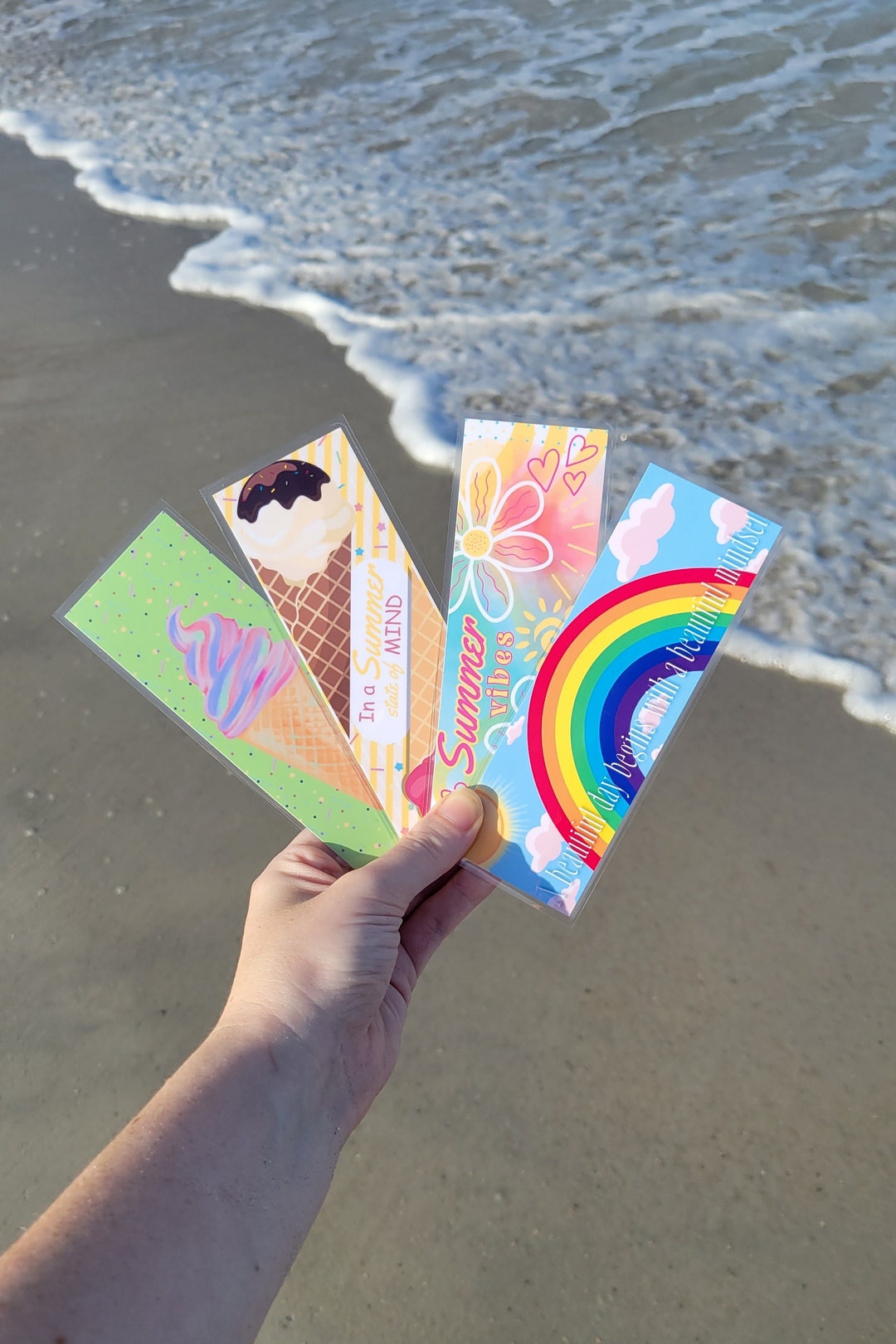 Summer Variety Bookmarks - Ice Cream - Rainbow - Quote - Vacation ...