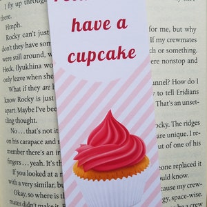 Cupcake Bookmarks Printable Set of 4 Food Dessert | Etsy